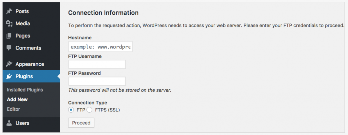 How to fix Wordpress asking for FTP credentials - ForumWeb Blog